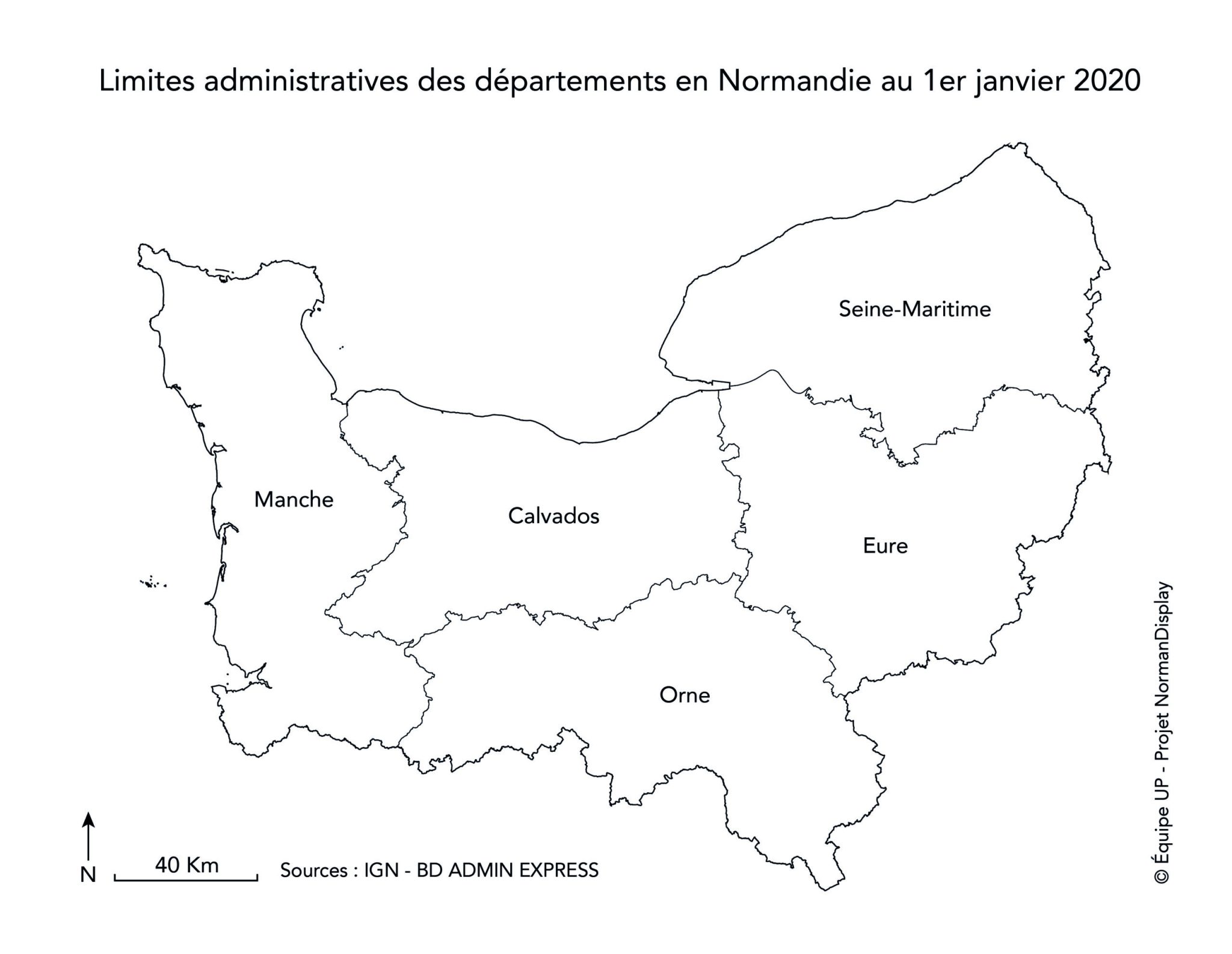 Cartes de la Normandie : territoire, population... - NormanDisplay