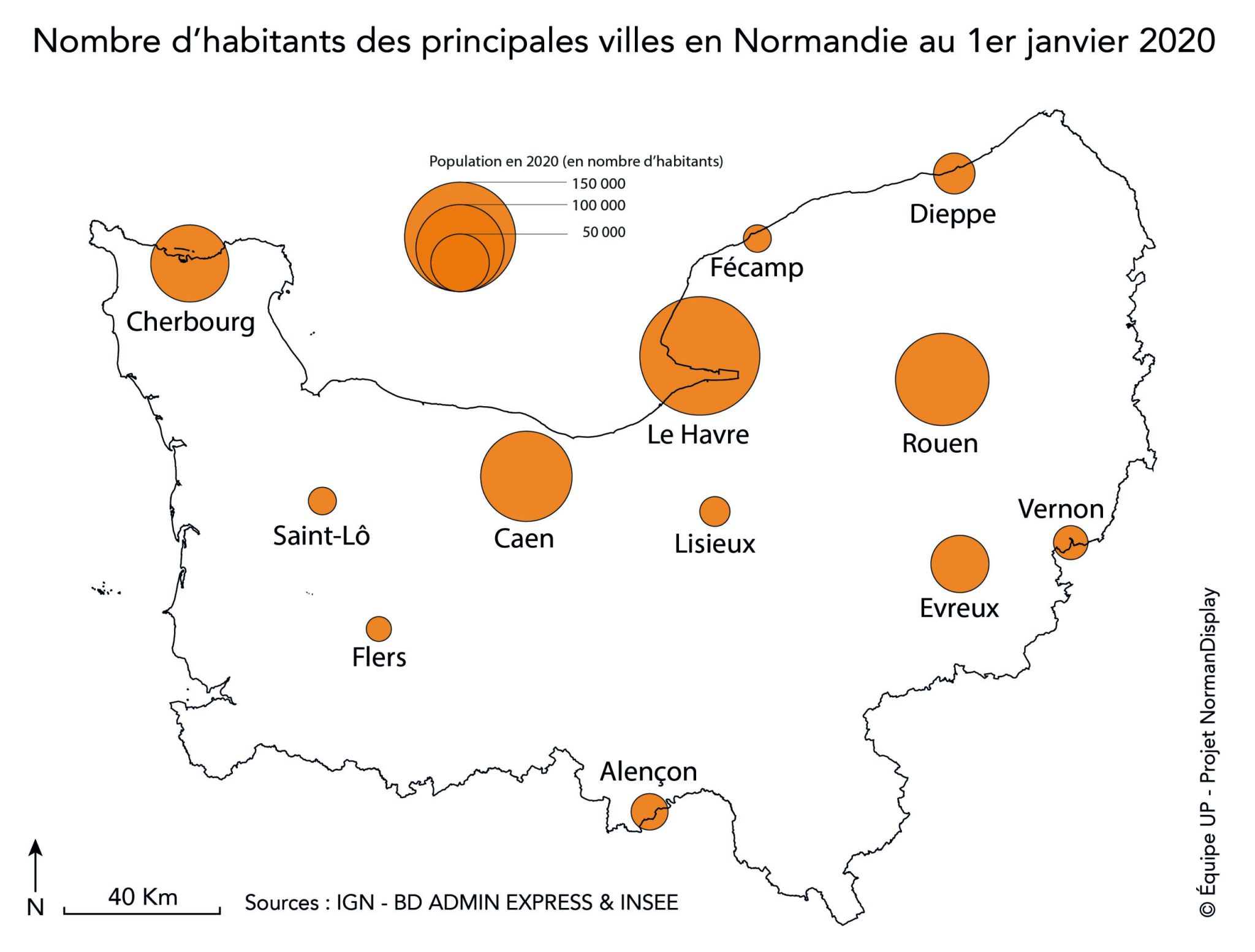 Cartes de la Normandie : territoire, population... - NormanDisplay
